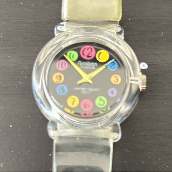 Armitron | Accessories | Vintage Armitron 255369 4001 Acrylic Quartz ...